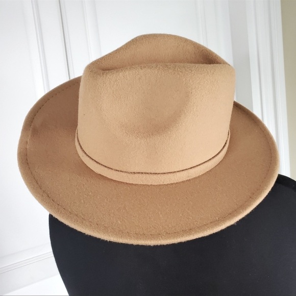 Vintage | Accessories | Custom Camel Fedora Felt Hat Vintage Red Felt ...